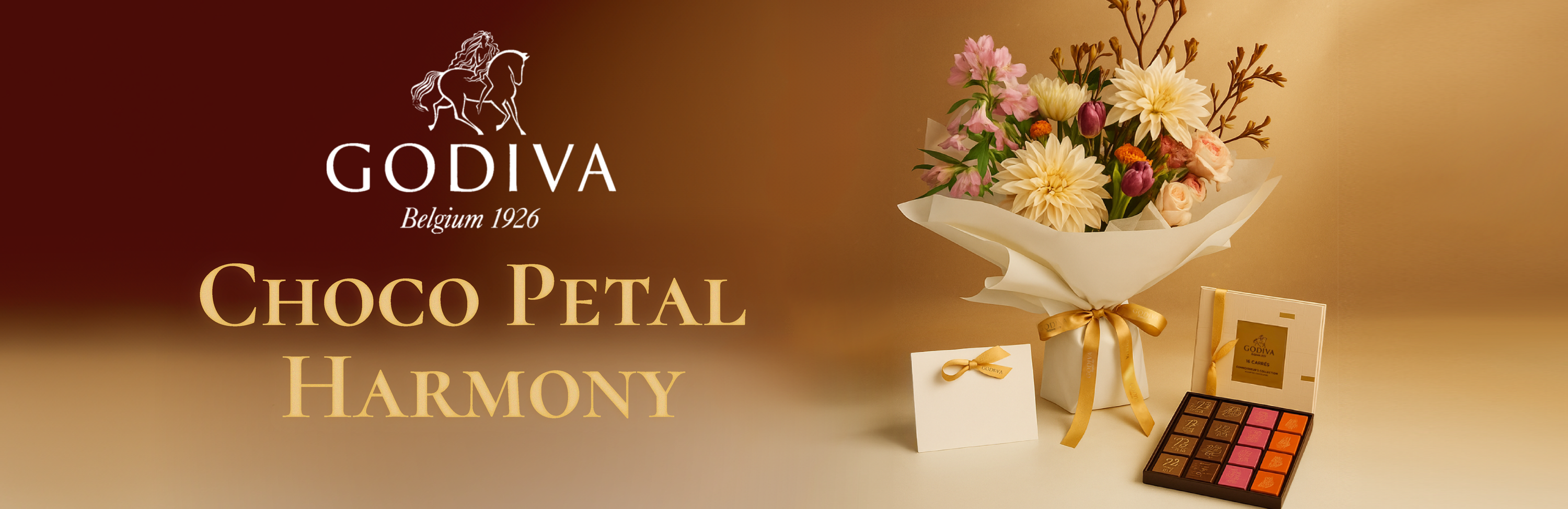 GODIVA Choco Petal Harmony 花禮組合 – 興發鮮花市場 Hing Fat Flower Market